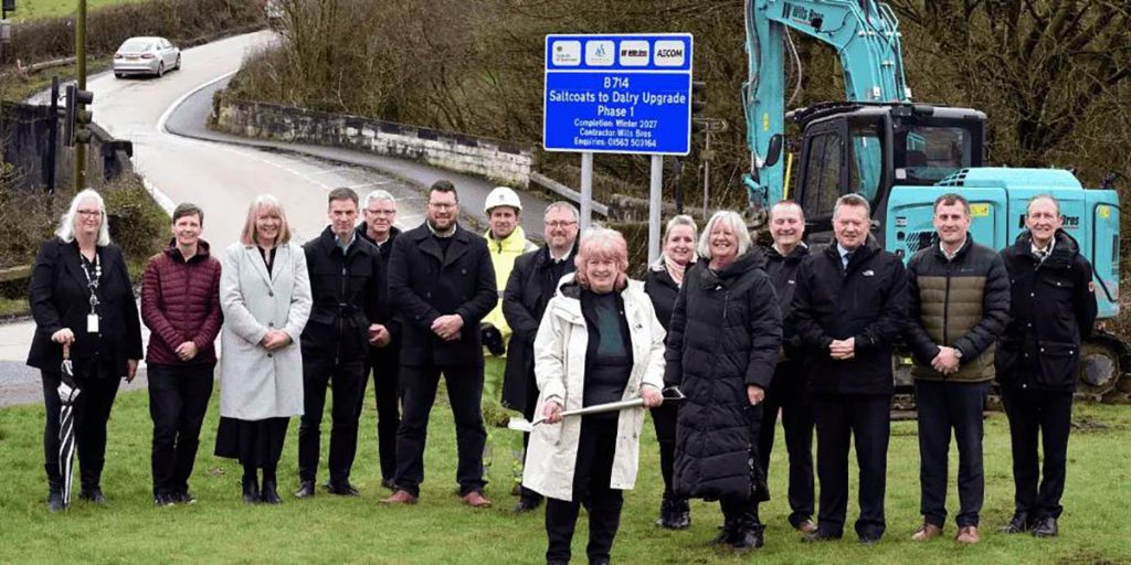 B714 Upgrade (phase 1), North Ayrshire - Wills Bros