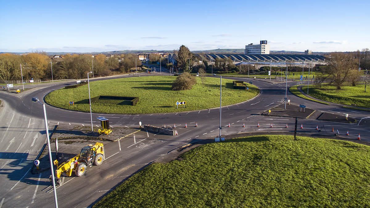 Greenbridge Roundabout Improvements, Swindon - Wills Bros