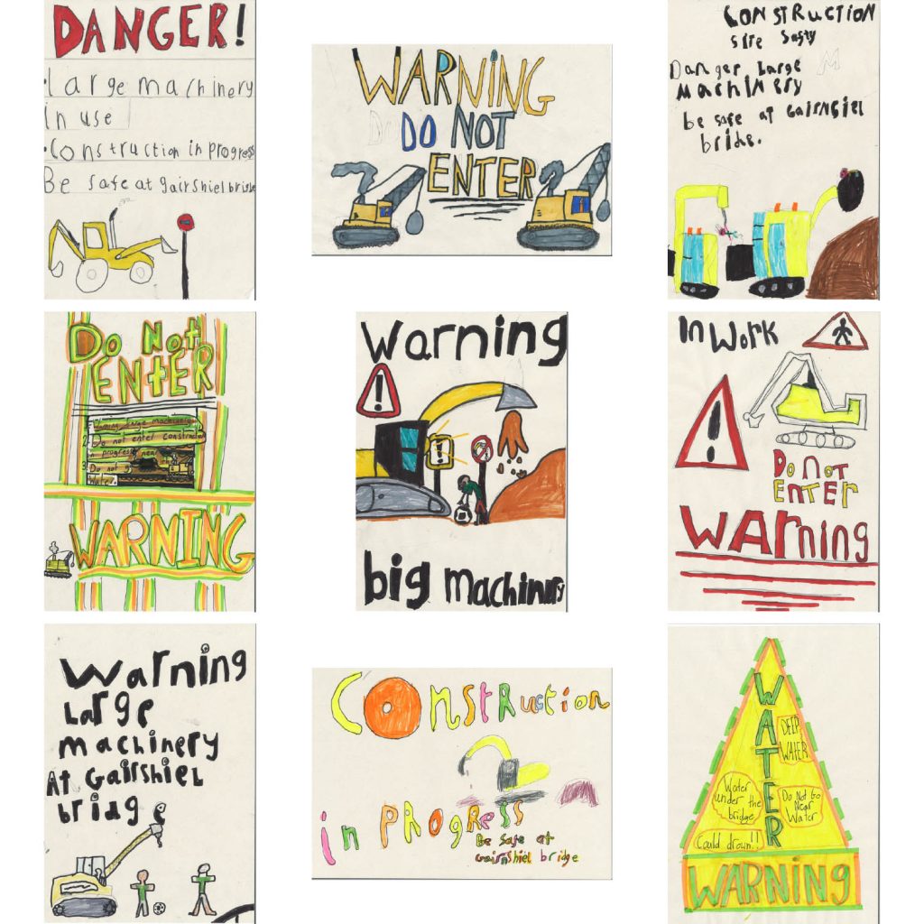 A939 New Gairnshiel Bridge - Site Safety Poster Competition - Wills Bros